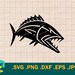 Wahoo SVG - Cricut, Silhouette | Vector Artistic Design Wahoo Fish Cut ...