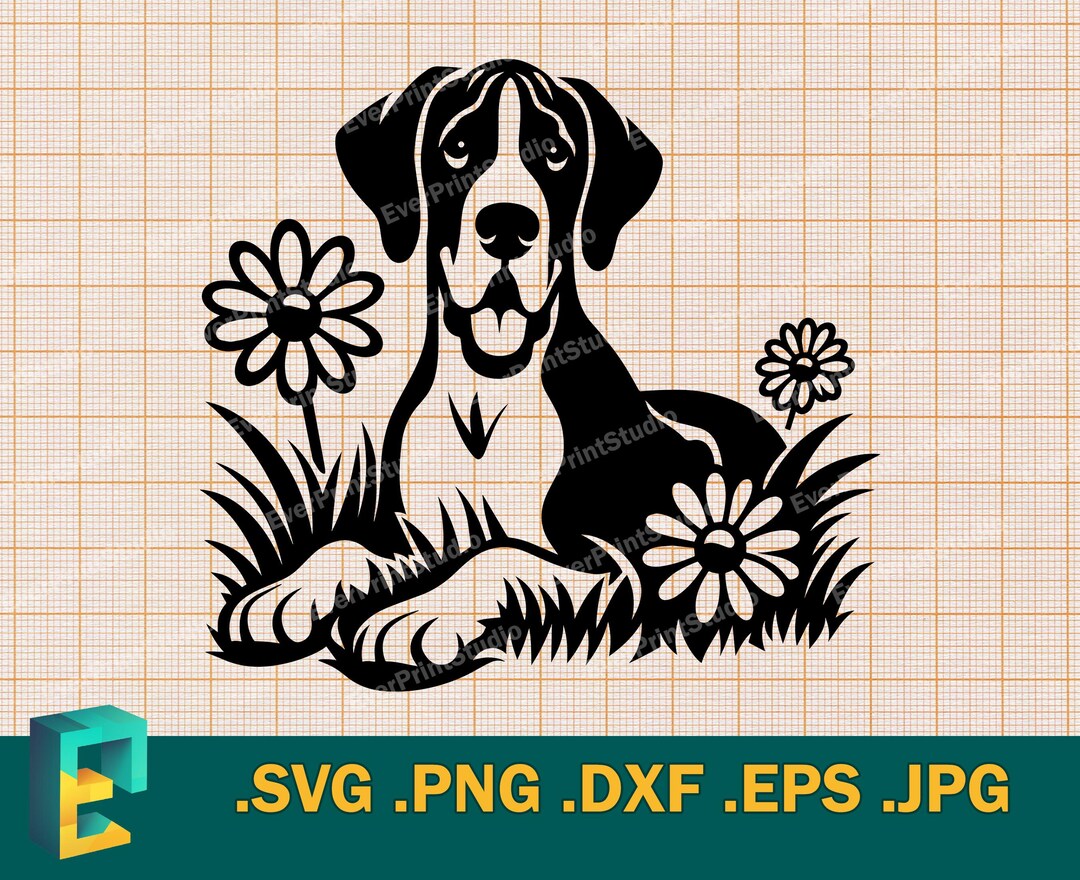 Great Dane SVG - Cricut, Silhouette | Dog Great Dane Vector Cut File ...
