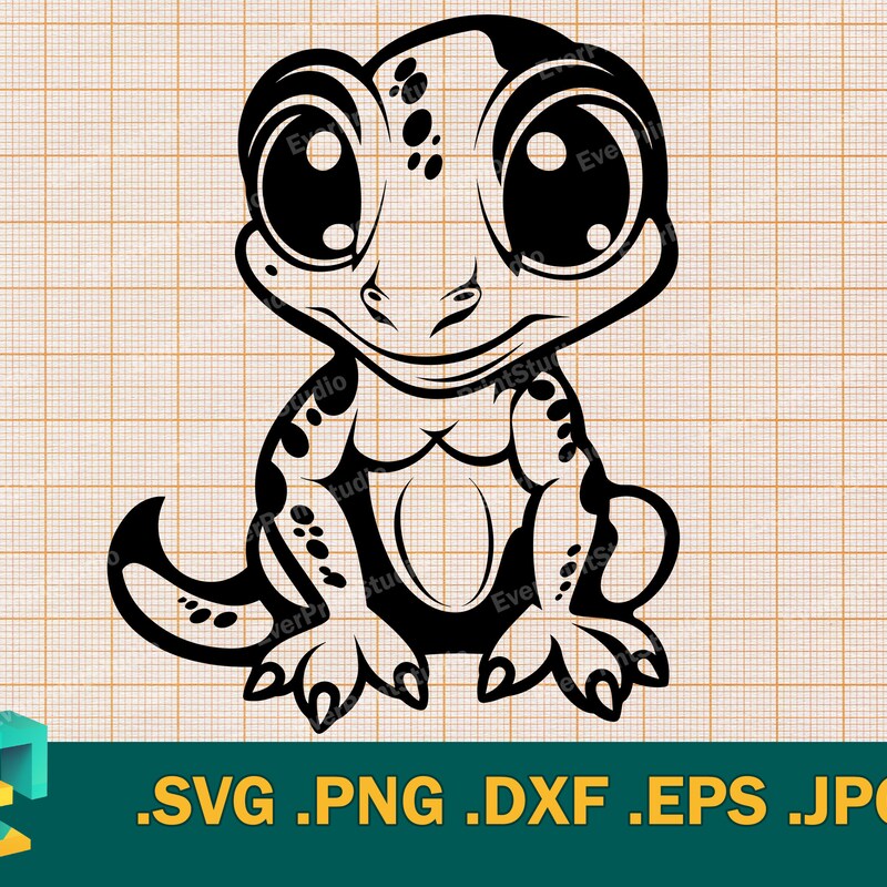 Lizard Vector - Etsy