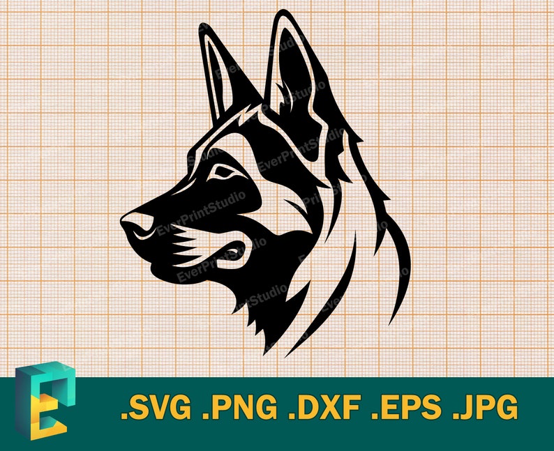 German Shepherd SVG Cut File for Cricut and Silhouette - Etsy Canada