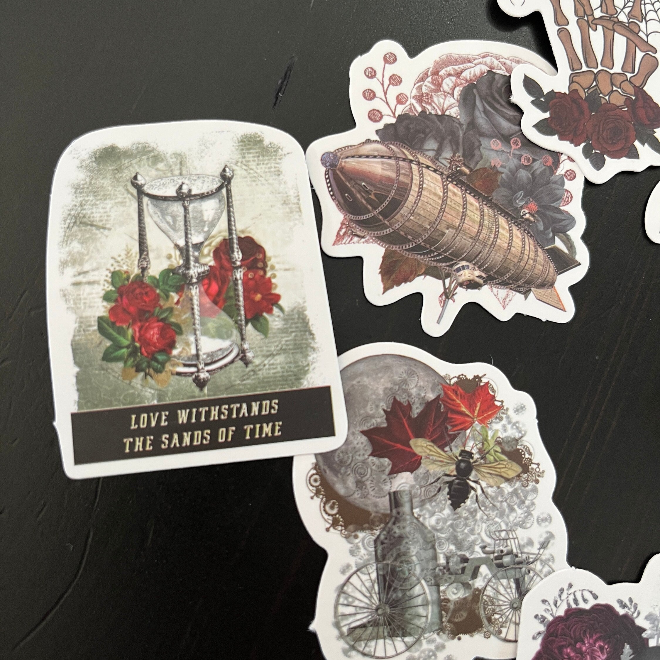 25 Pc Steampunk Vinyl Stickers, Die Cut Decal Set, Waterproof Reusable ...