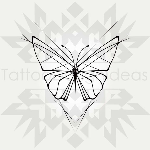 Small Black Butterfly Tattoo Designs