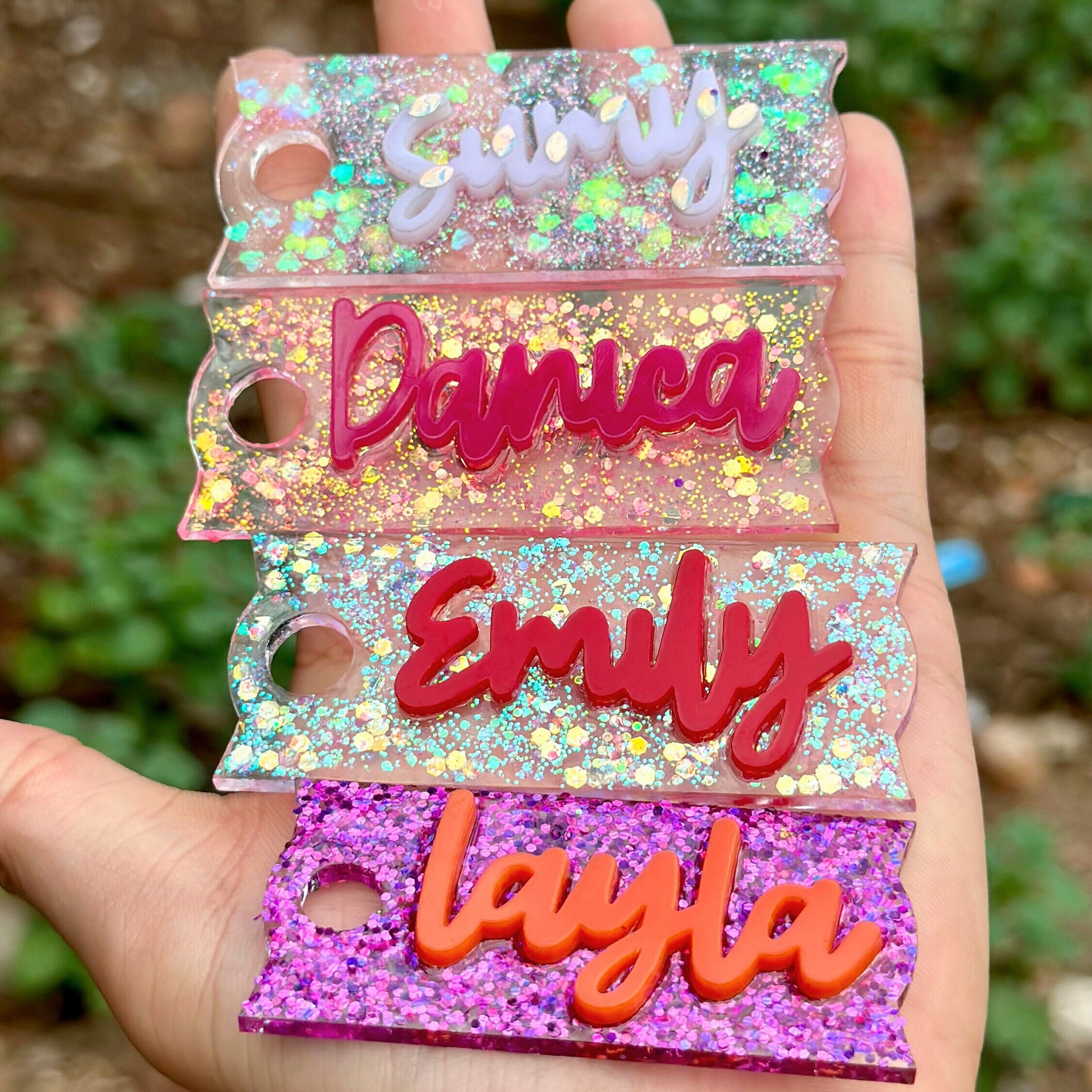 The Name Emily In Glitter
