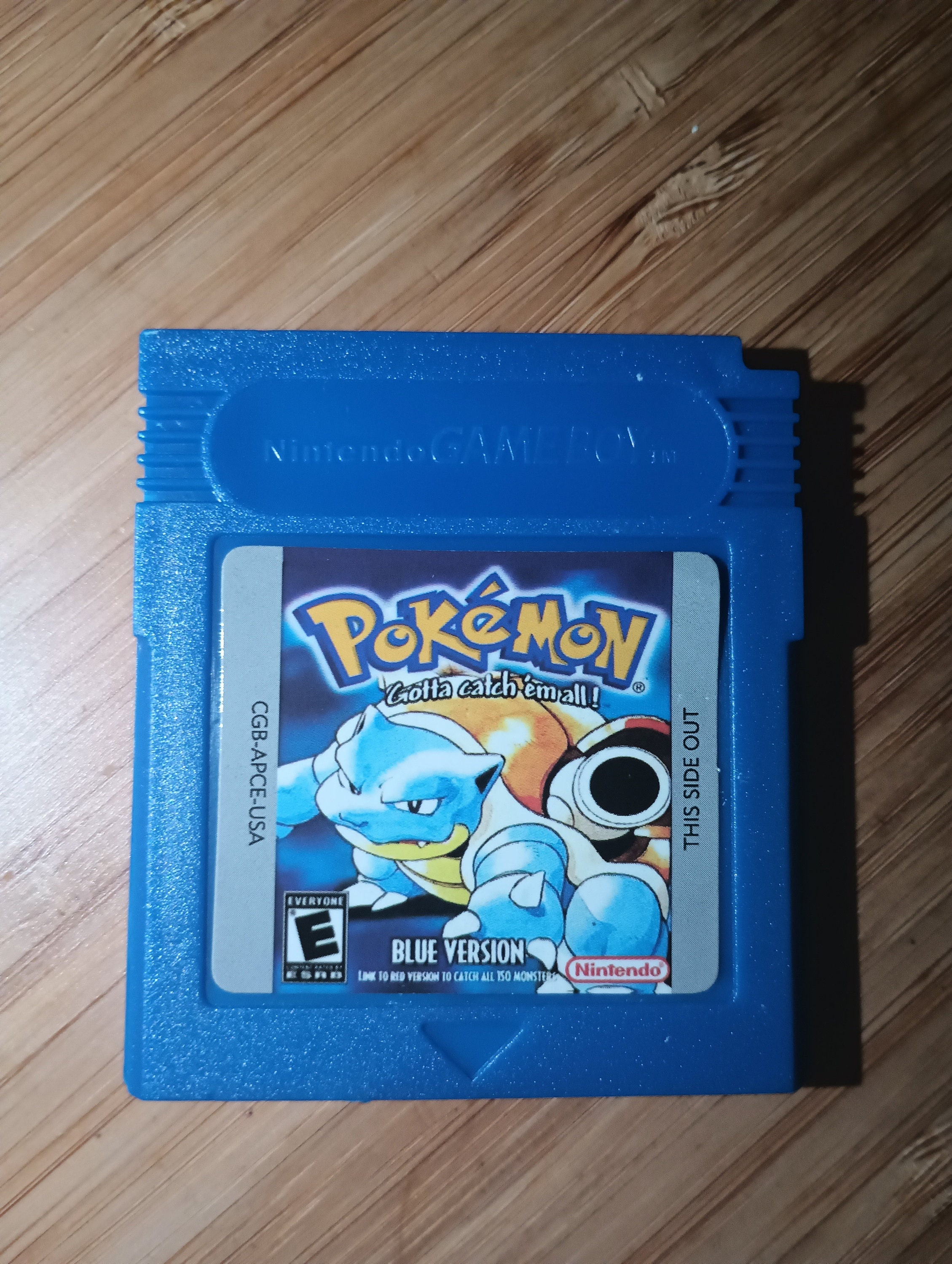 Pokemon Gameboy Gotta Catch 'em All Blue Version - Etsy
