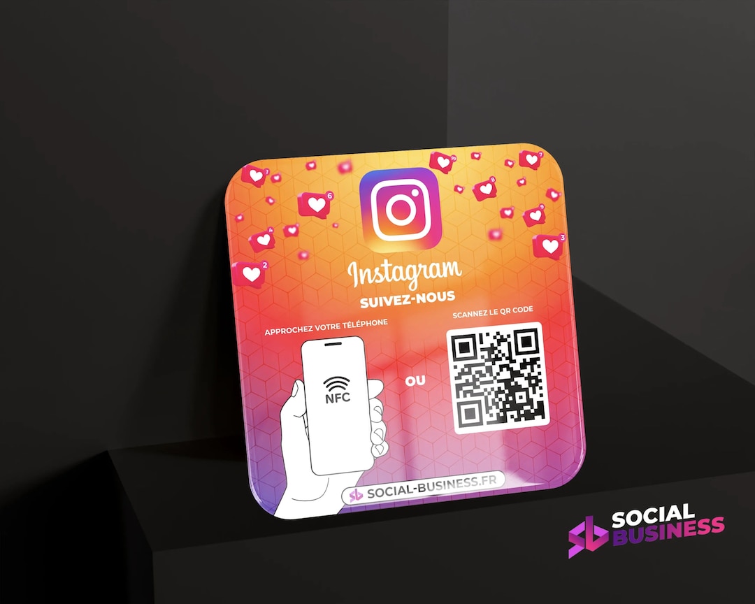 Instagram Nfc Plate - Etsy