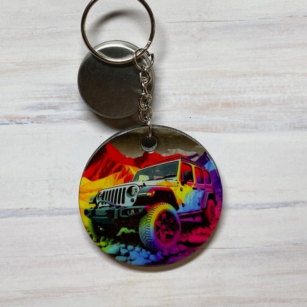 Jeep Keychain - Etsy