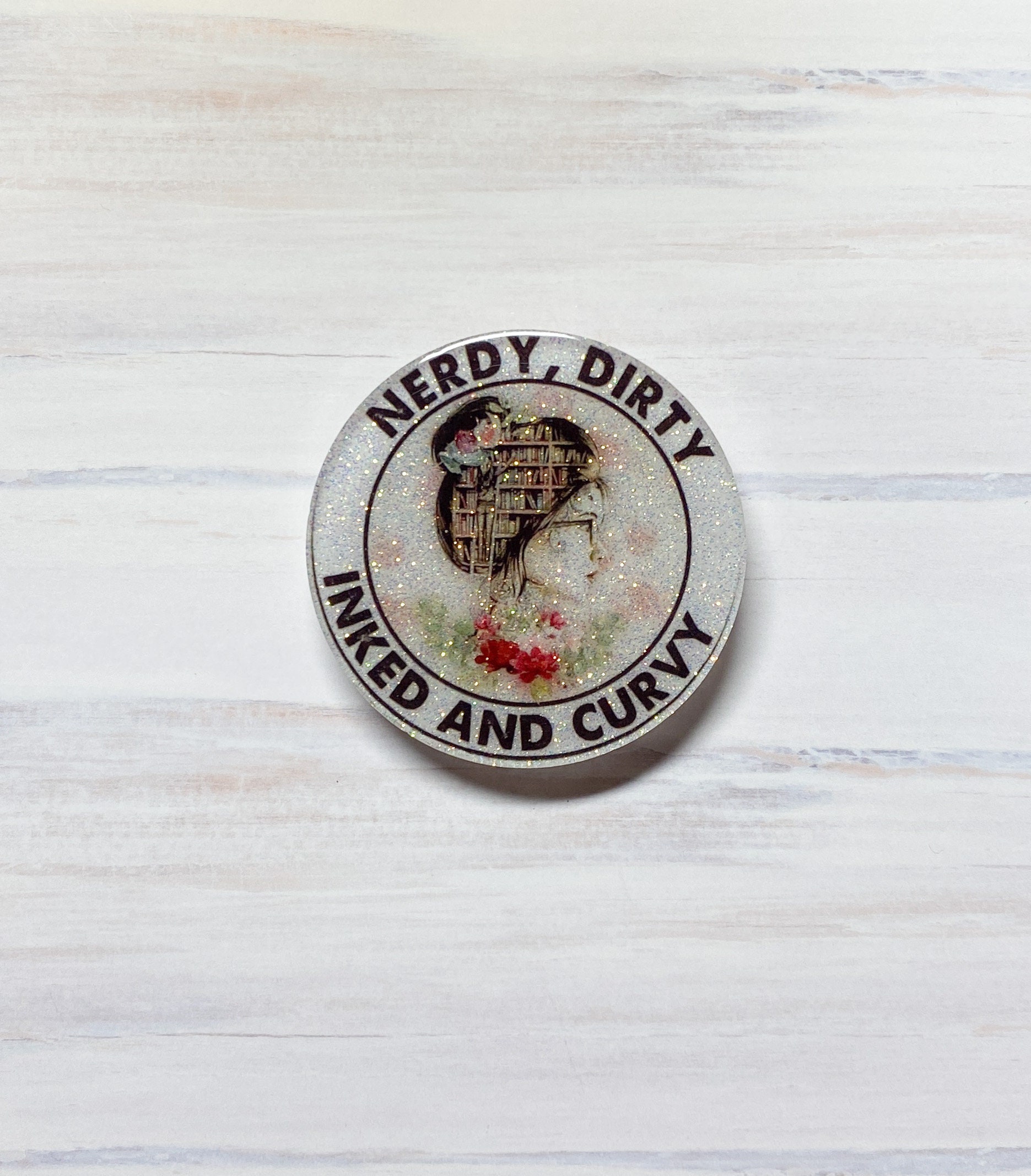 Nerdy, Dirty Inked and Curvy Interchangeable Retractable Badge Reel - Etsy