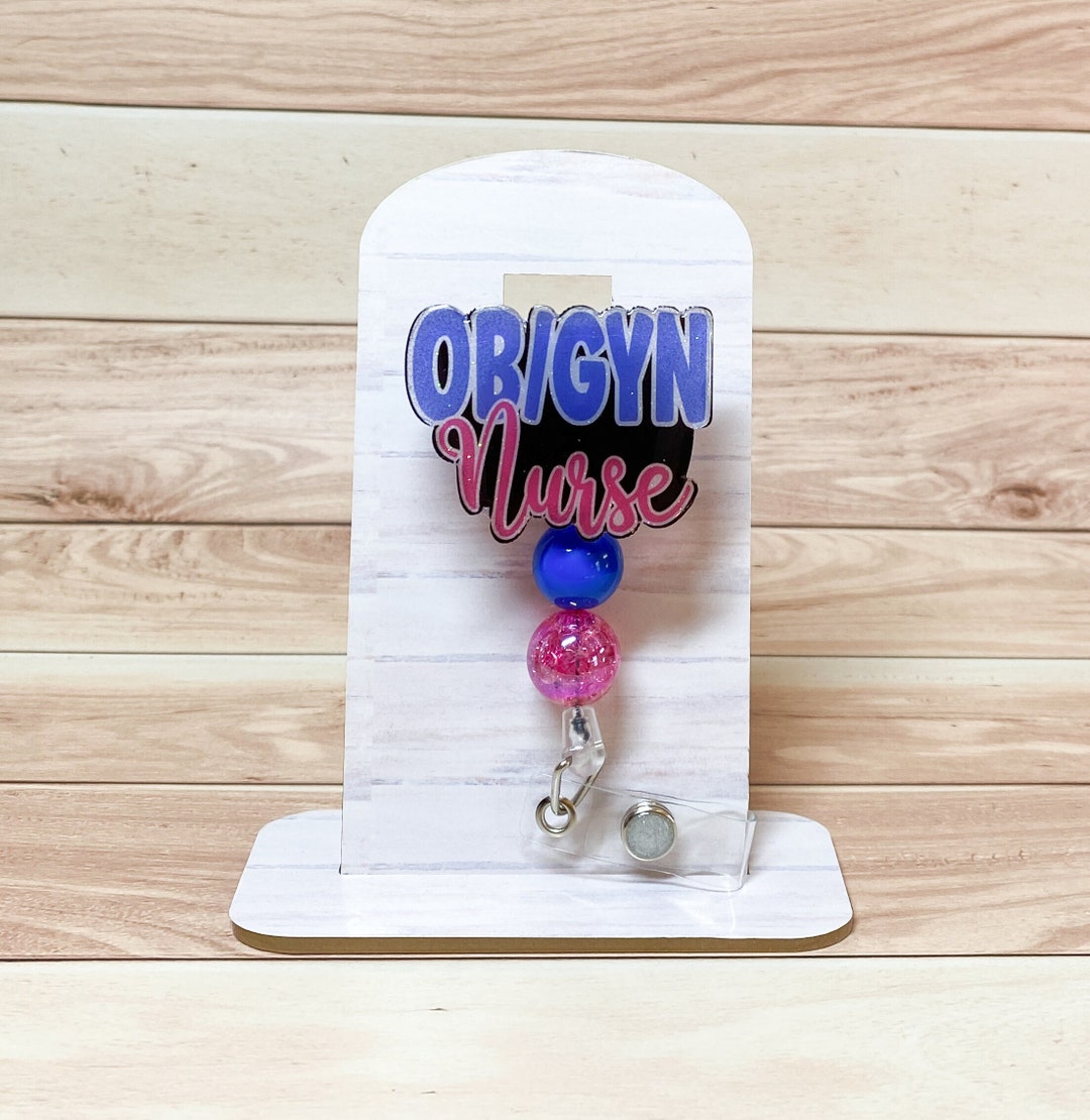 OB/GYN Nurse Interchangeable Retractable Badge Reel - Etsy