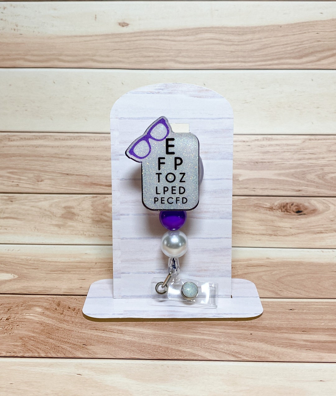 Eye Chart Interchangeable Retractable Badge Reel - Ophthalmologist ...