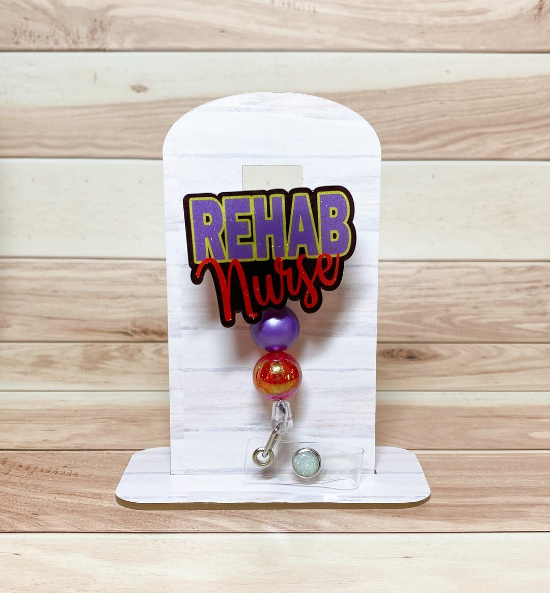 Rehab Nurse Interchangeable Retractable Badge Reel - Etsy