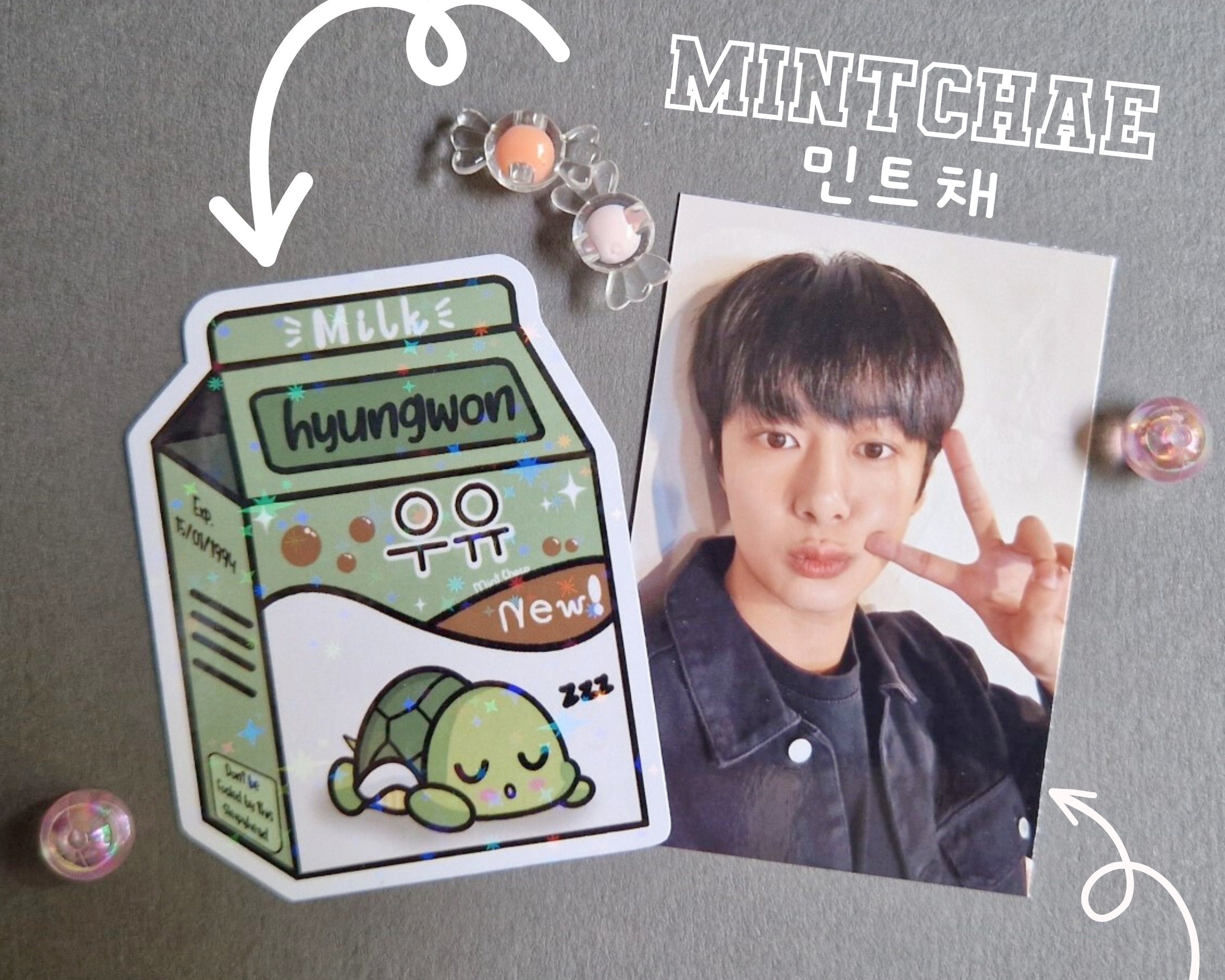 Monsta X Milk Carton Stickers, Monsta X Stickers, Monsta X Inspired ...