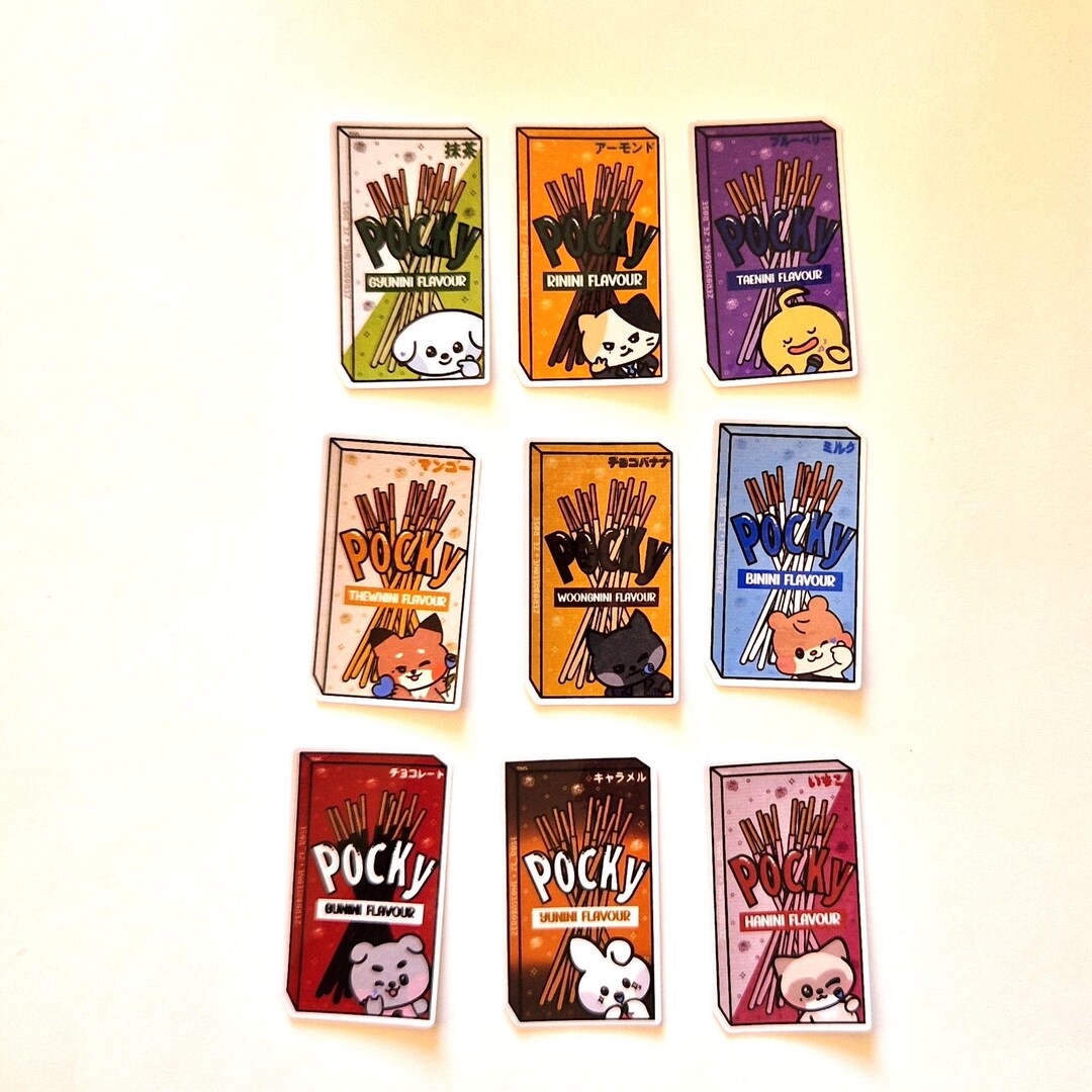 Zeroni Pocky Stickers Zerobaseone Zb1 Kpop Fan Merch - Etsy