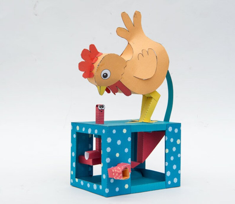 Hen Pecked Paper Animation Kit - Etsy