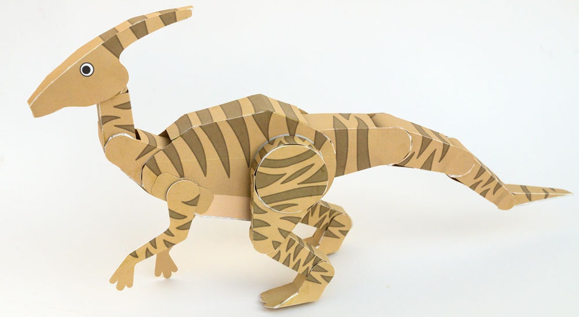 Poseable Dinosaur Paper Animation Kit - Etsy