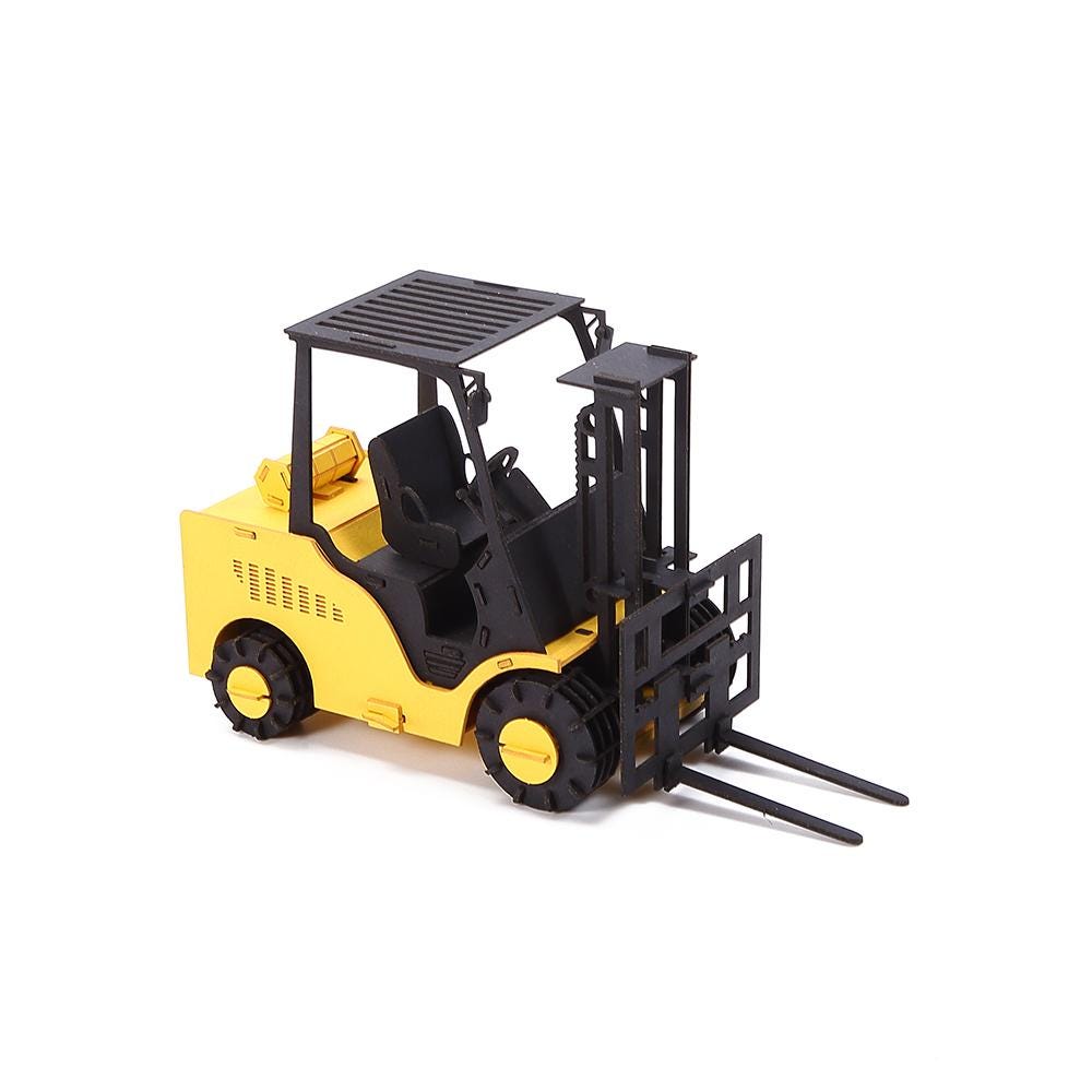 Paper Kit 3D Paper Craft Jigsaw of a Forklift - Etsy
