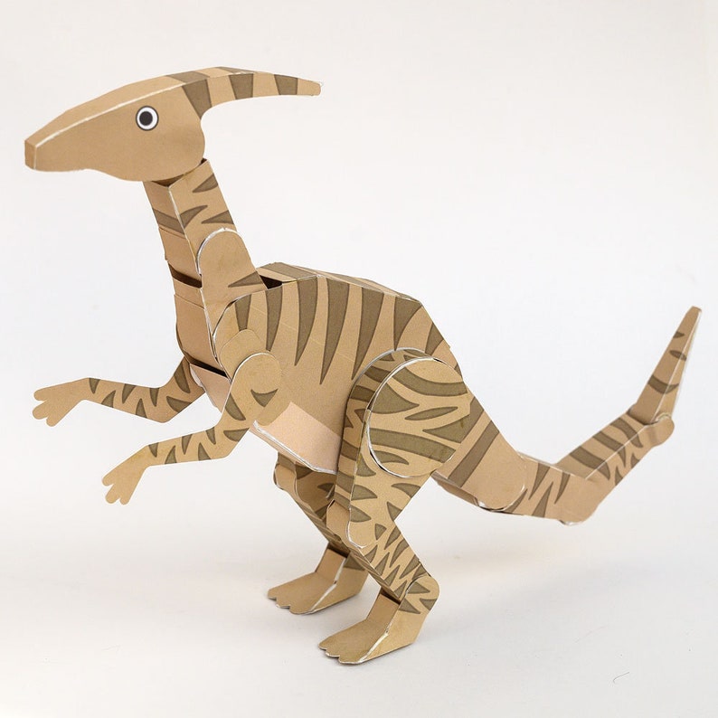 Poseable Dinosaur Paper Animation Kit - Etsy