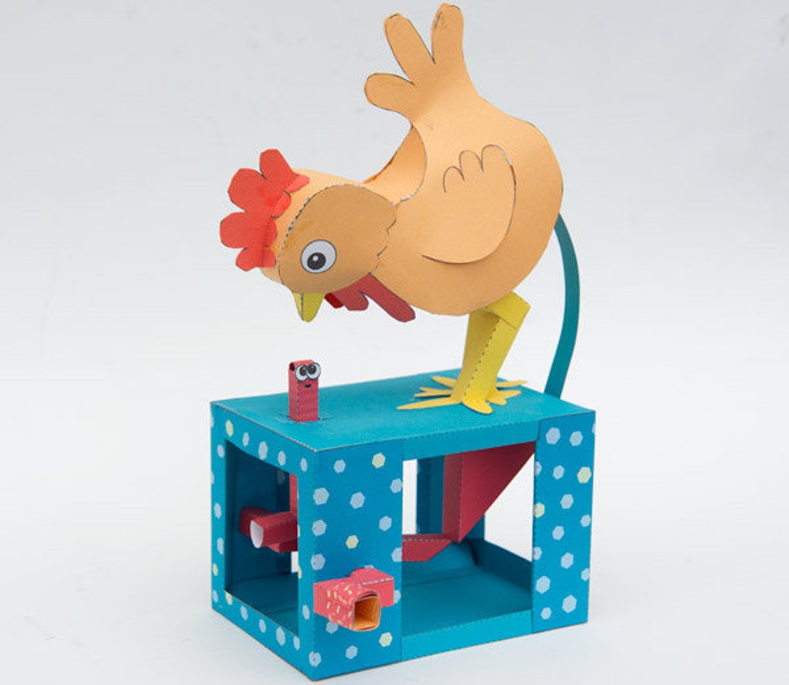 Hen Pecked Paper Animation Kit - Etsy