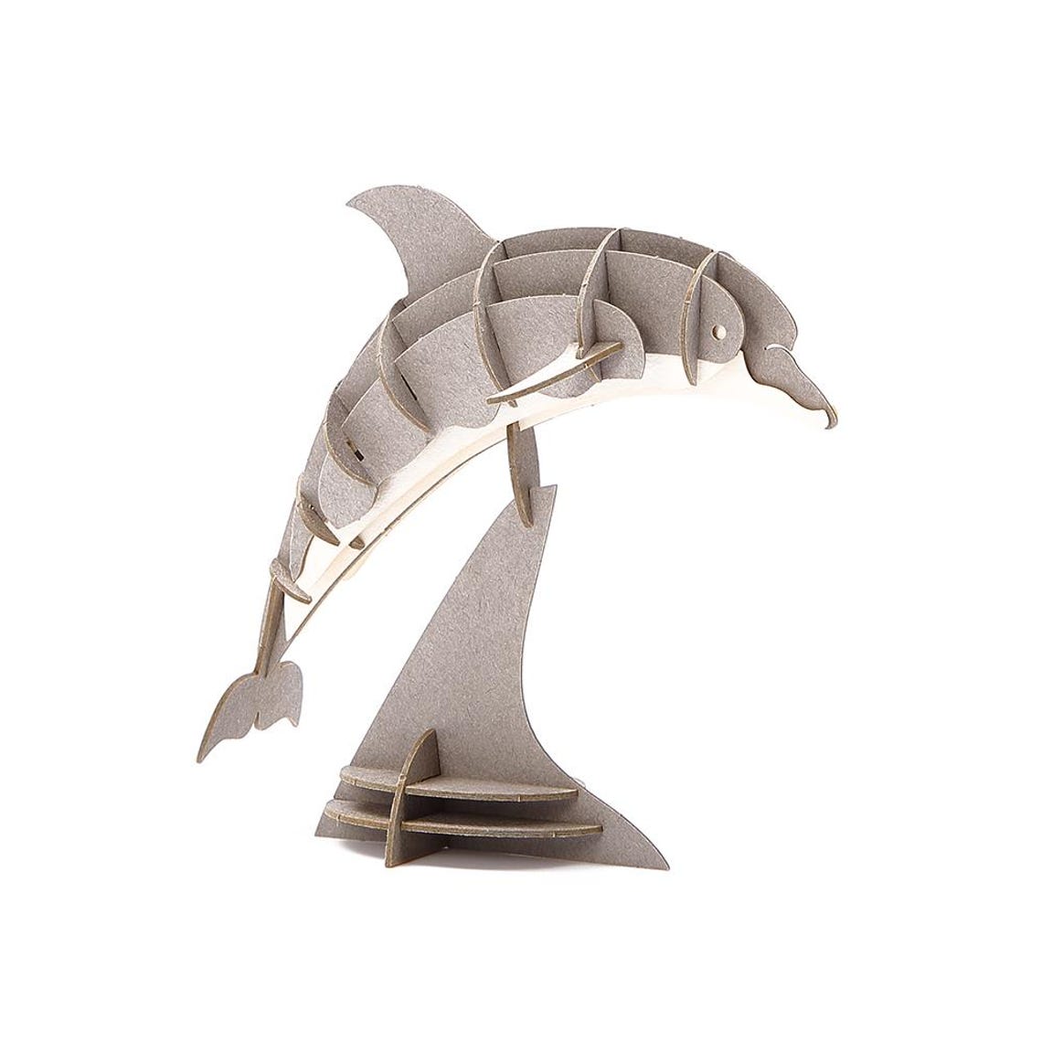 3D Paper Kit Er Craft Jigsaw of Dolphin - Etsy