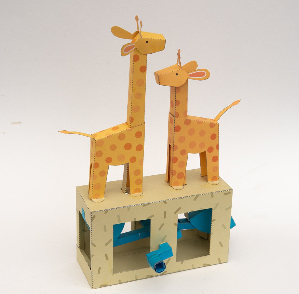 Giraffe Paper Animation Kit - Etsy