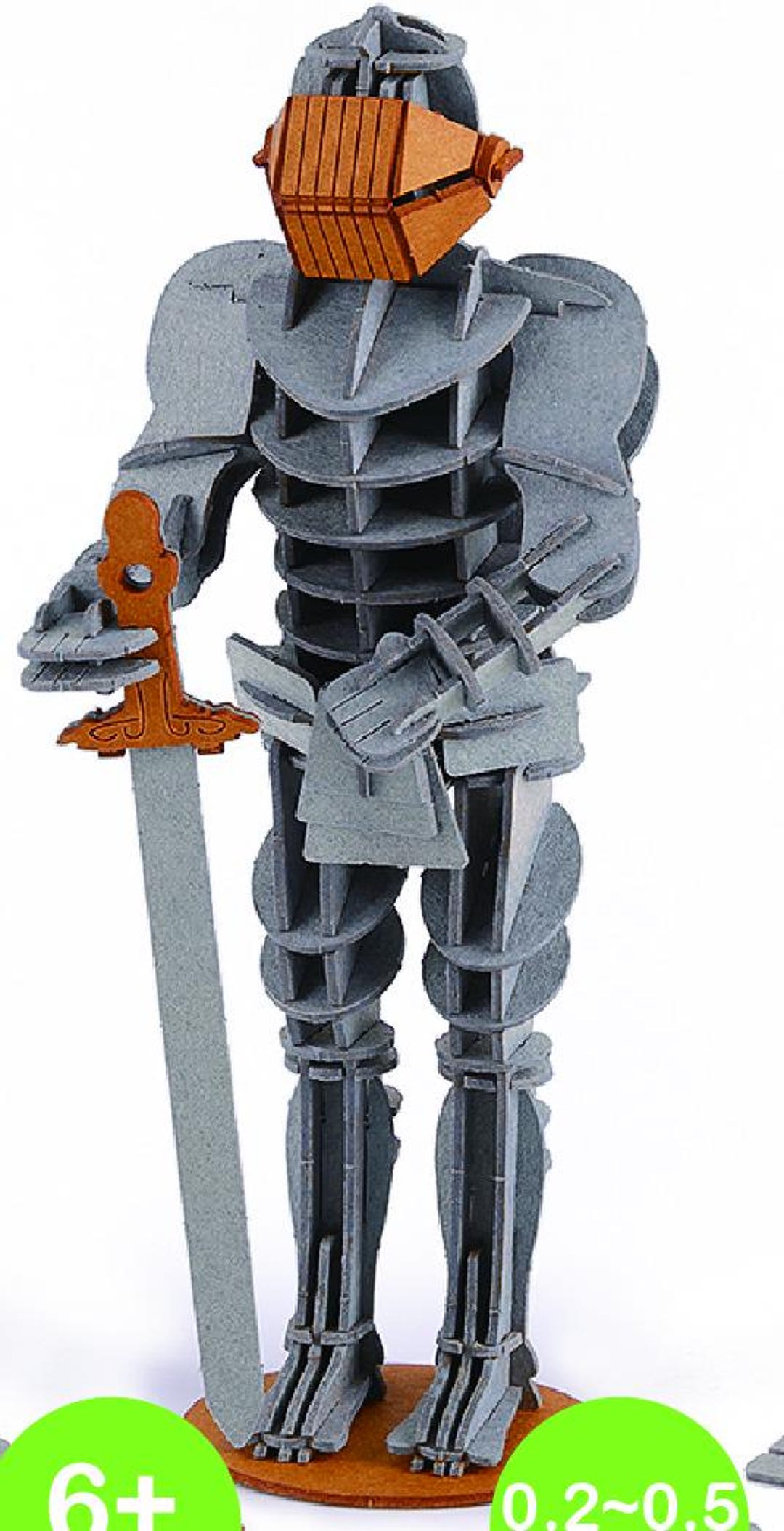Paper Kit, 3D Paper Card Puzzle Present Gift of a Knight - Etsy