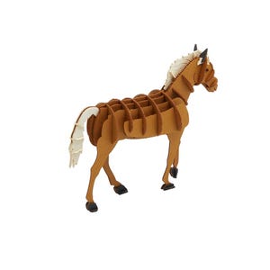 Paper Kits 3D Paper Card Puzzle Present Gift of a Horse - Etsy