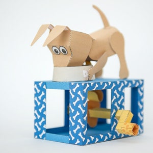 Dog's Dinner Paper Animation Kit - Etsy