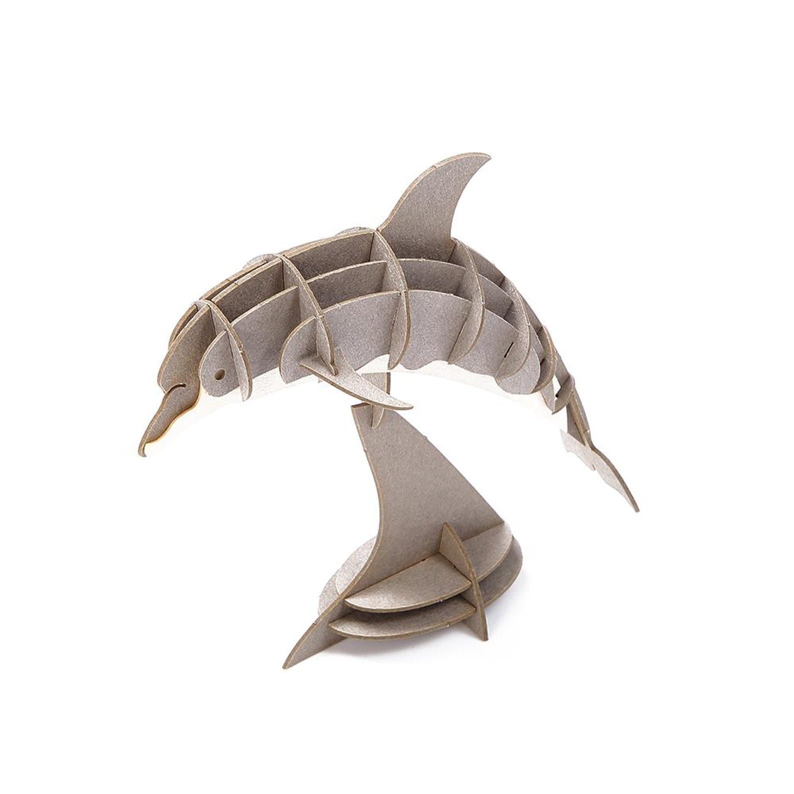 3D Paper Kit Er Craft Jigsaw of Dolphin - Etsy