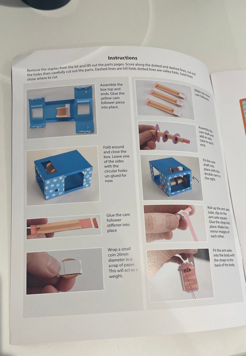 Keyboard Kat - Rob Ives Paper Animation Kits. Paper Automata ! - Etsy