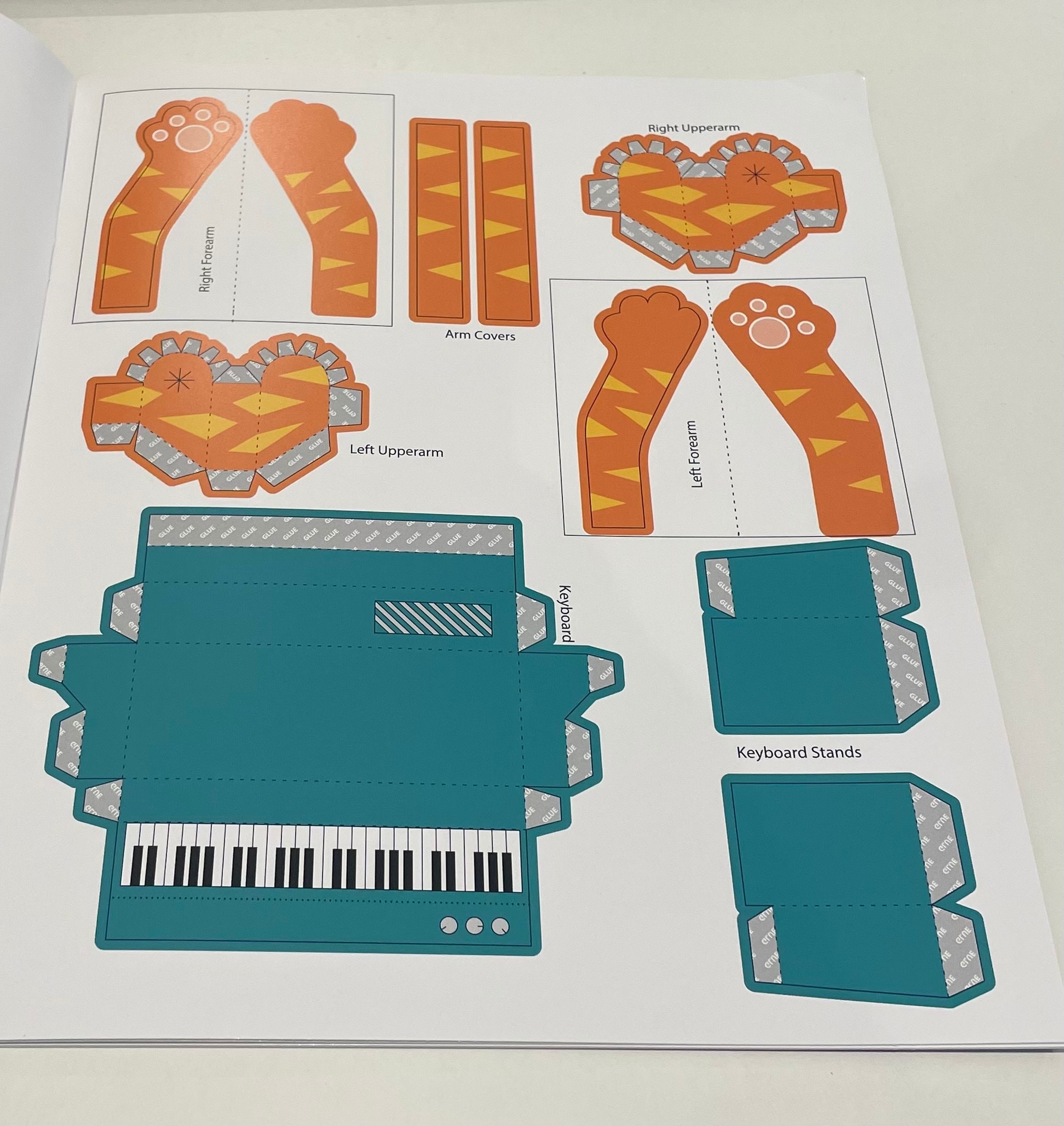 Keyboard Kat - Rob Ives Paper Animation Kits. Paper Automata ! - Etsy UK