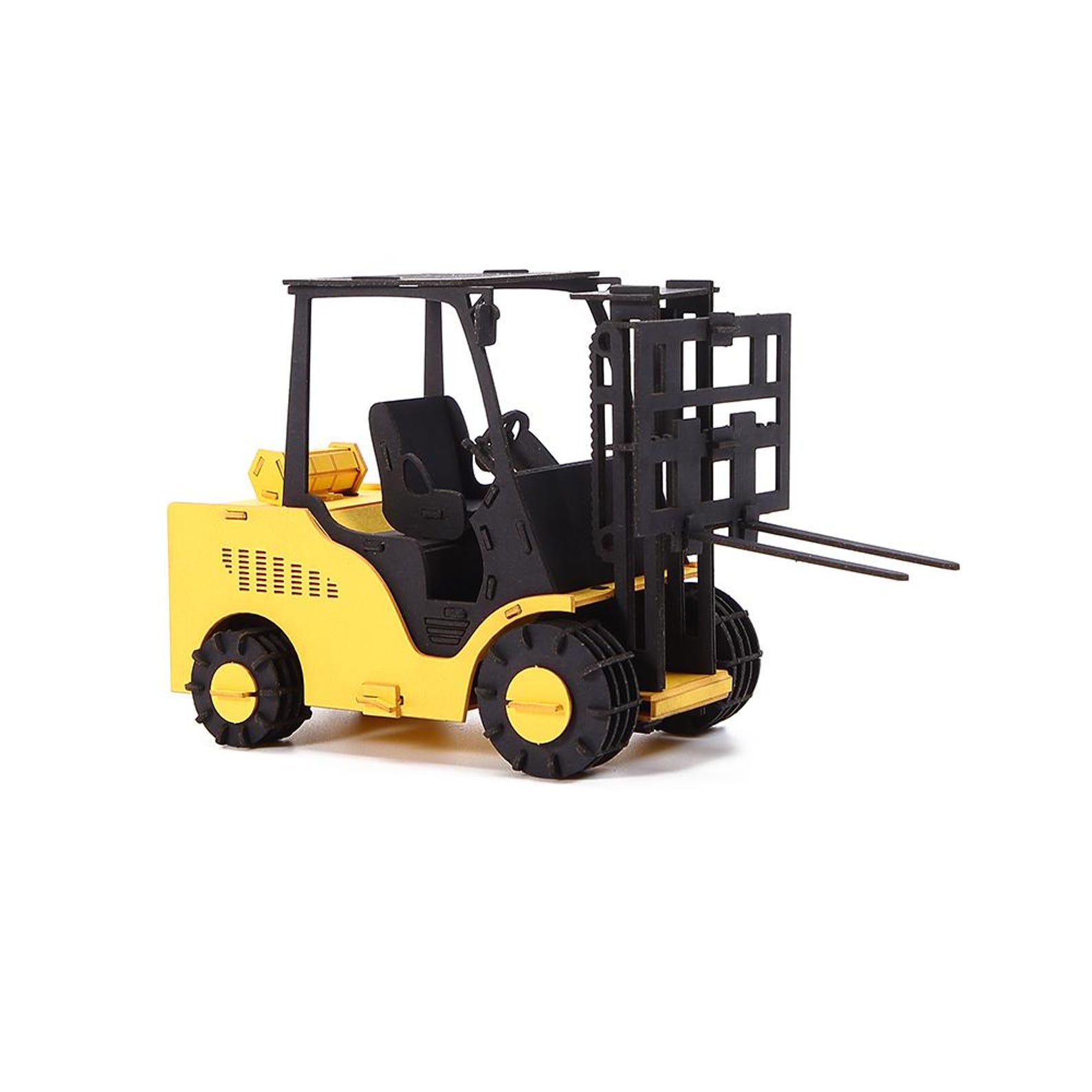 Paper Kit 3D Paper Craft Jigsaw of a Forklift - Etsy
