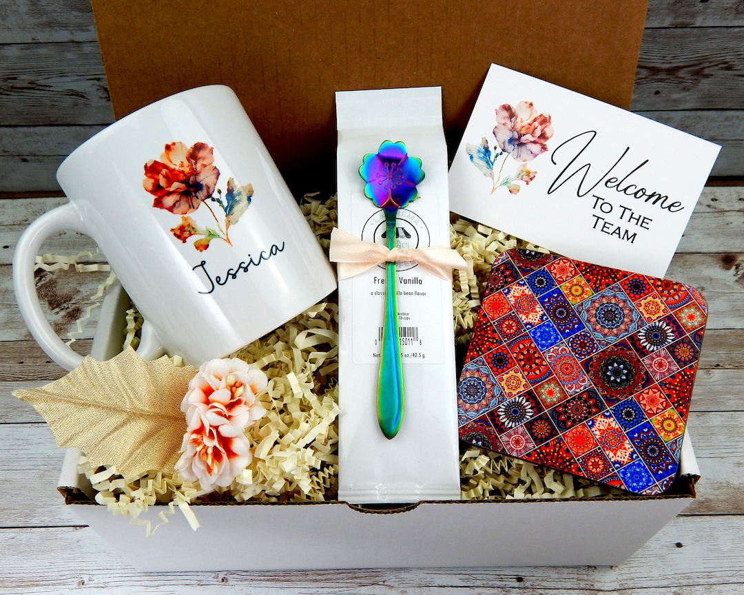 New Employee Gift Basket Welcome to the Team Gift - Etsy