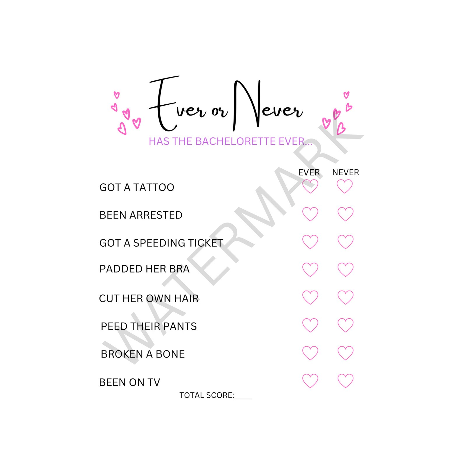 Bachelorette Party Game Bundle Clean Bachelorette Printable Printable