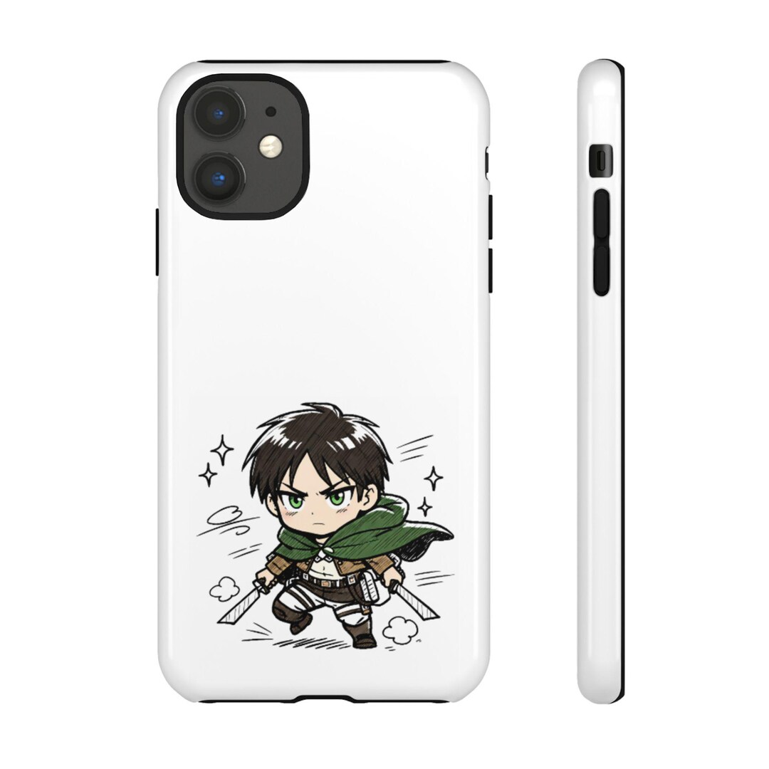 Attack on Titan Eren Chibi Style Art Phone Case, Anime Manga AOT Iphone ...