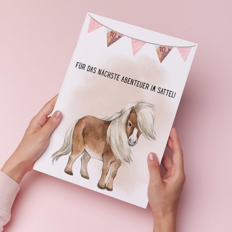Geldgeschenke vorlage pferd - Etsy.de
