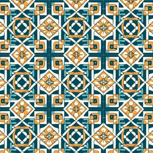 Greek Tile Style Seamless Patterns - 10 High-resolution Mediterranean ...
