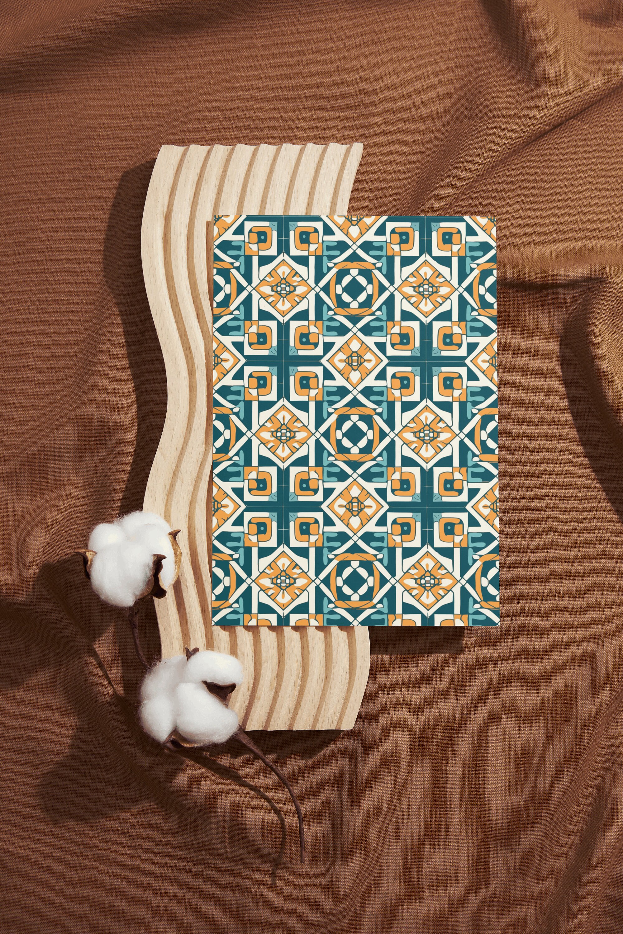 Greek Tile Style Seamless Patterns - 10 High-resolution Mediterranean ...