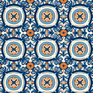 Greek Tile Style Seamless Patterns - 10 High-resolution Mediterranean ...