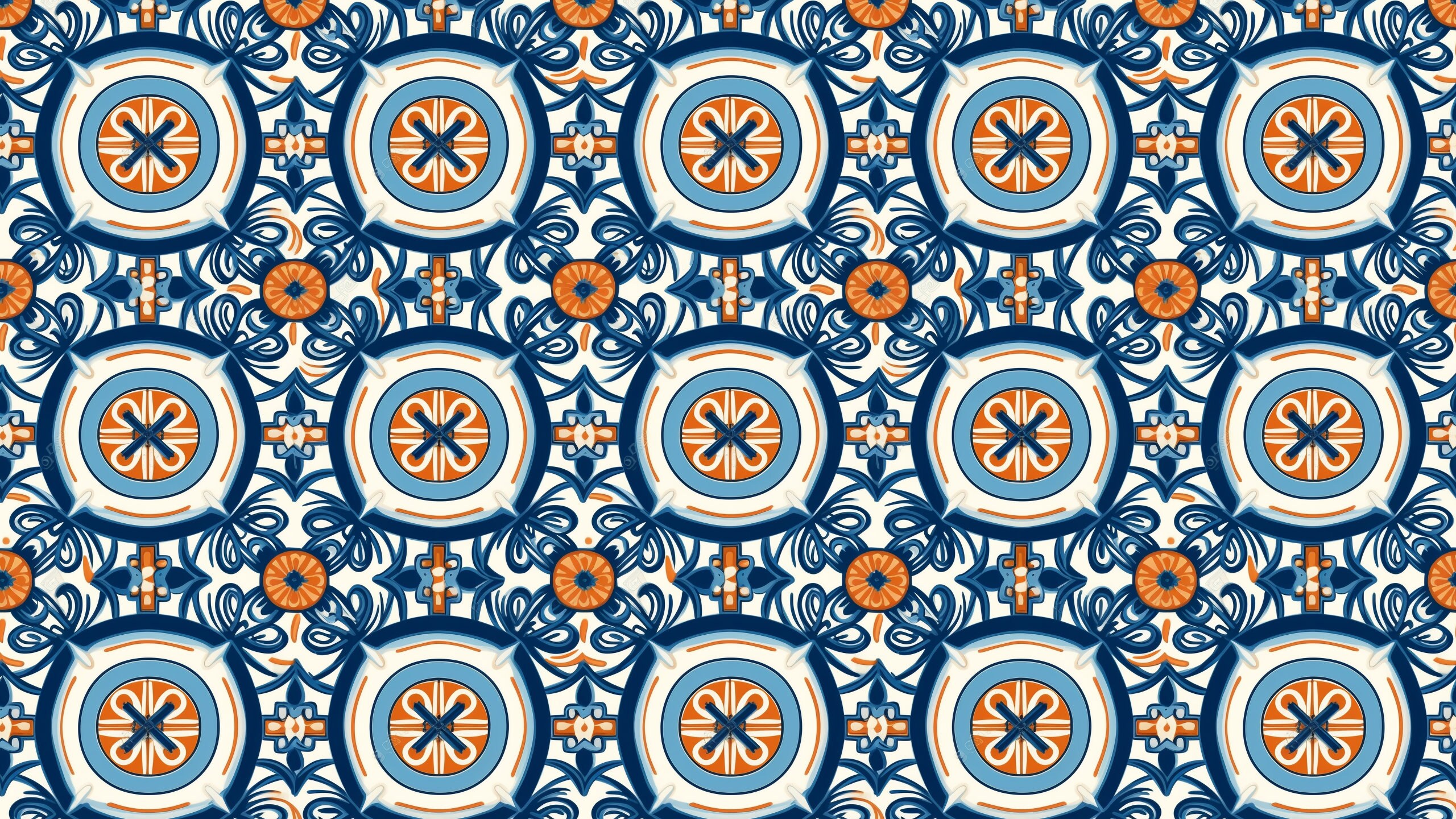 Greek Tile Style Seamless Patterns - 10 High-resolution Mediterranean ...