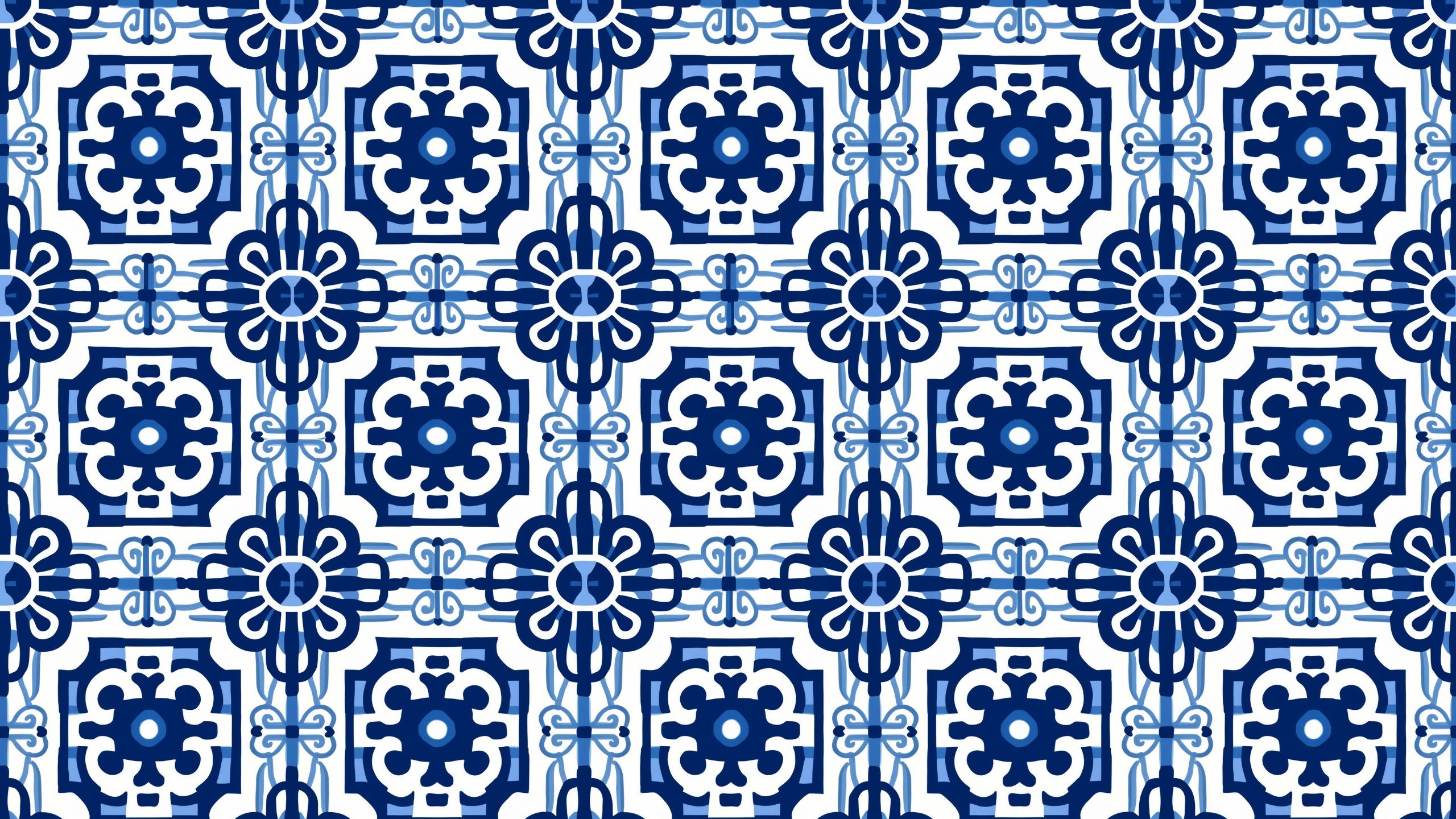 Greek Tile Style Seamless Patterns - 10 High-resolution Mediterranean ...