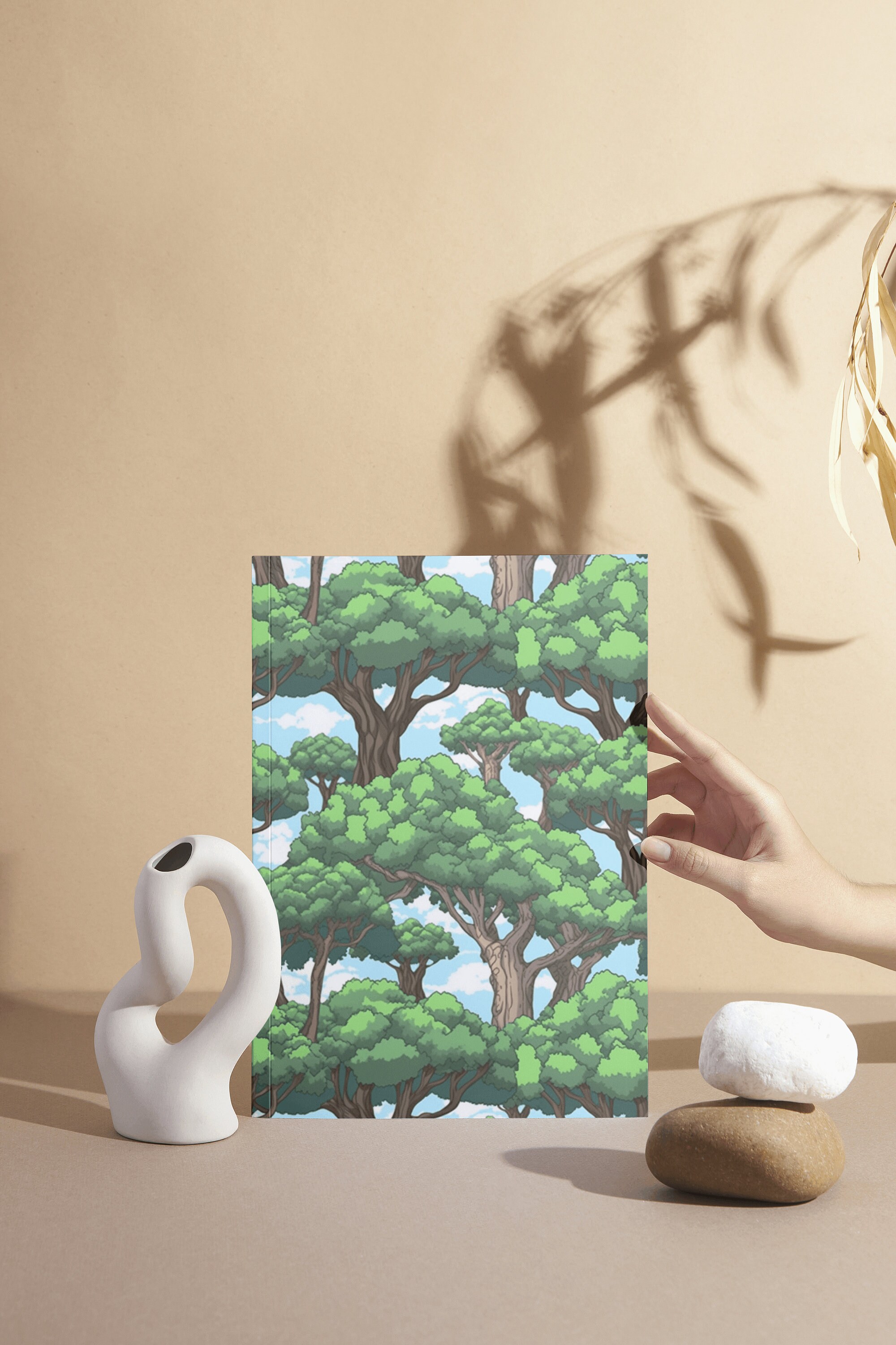 Anime-style Tree Canopy Patterns Bundle #1: 4 Unique Designs for ...