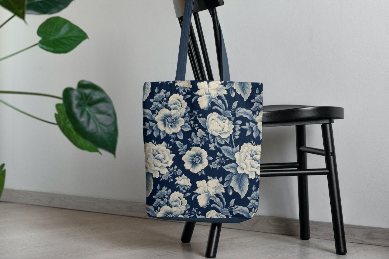 Vintage Delft Blue Floral Seamless Patterns Mega Bundle #1: Add ...