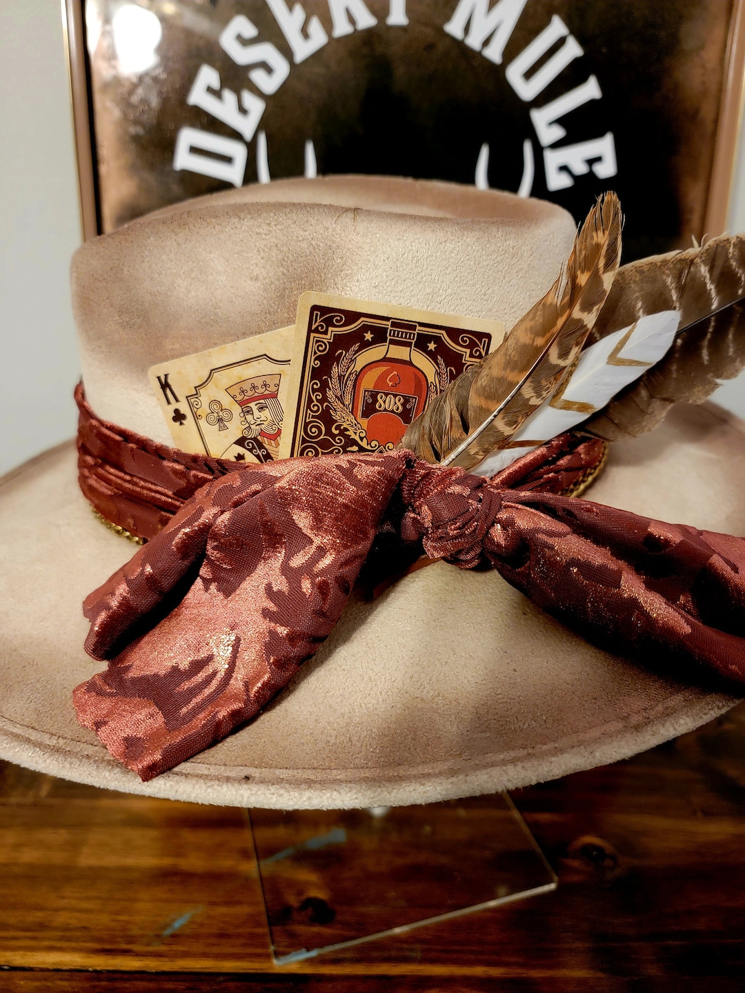 Custom Cream Rose Gold Western Rancher Hat - Etsy