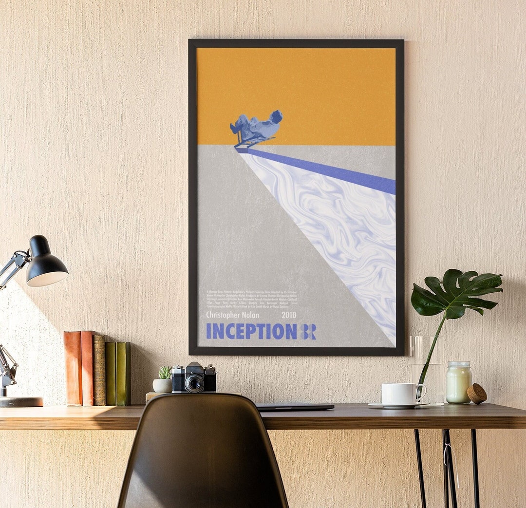 INCEPTION Movie Poster , Film Poster, Minimalist Poster, Inception ...