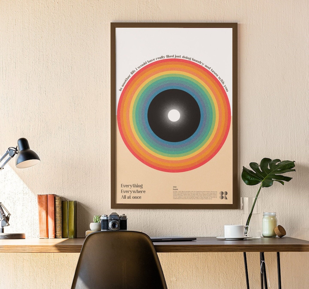 EVERYTHING EVERYWHERE All at Once Movie Poster , Film Poster ...