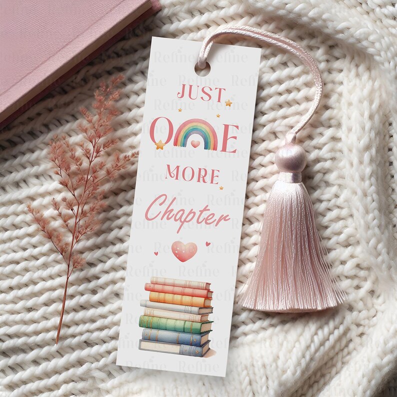 Baptism Bookmark Mockup, School Bookmark Mock Up, 2x6 Pink Tassel ...