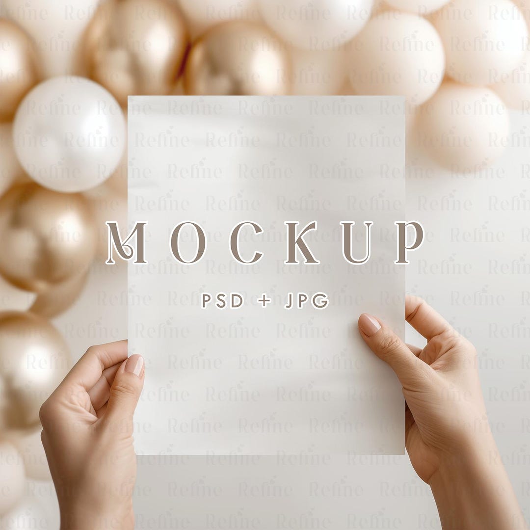 Birthday Party Folded Newspaper Mockup, Event Flyer Mock-up, Party ...