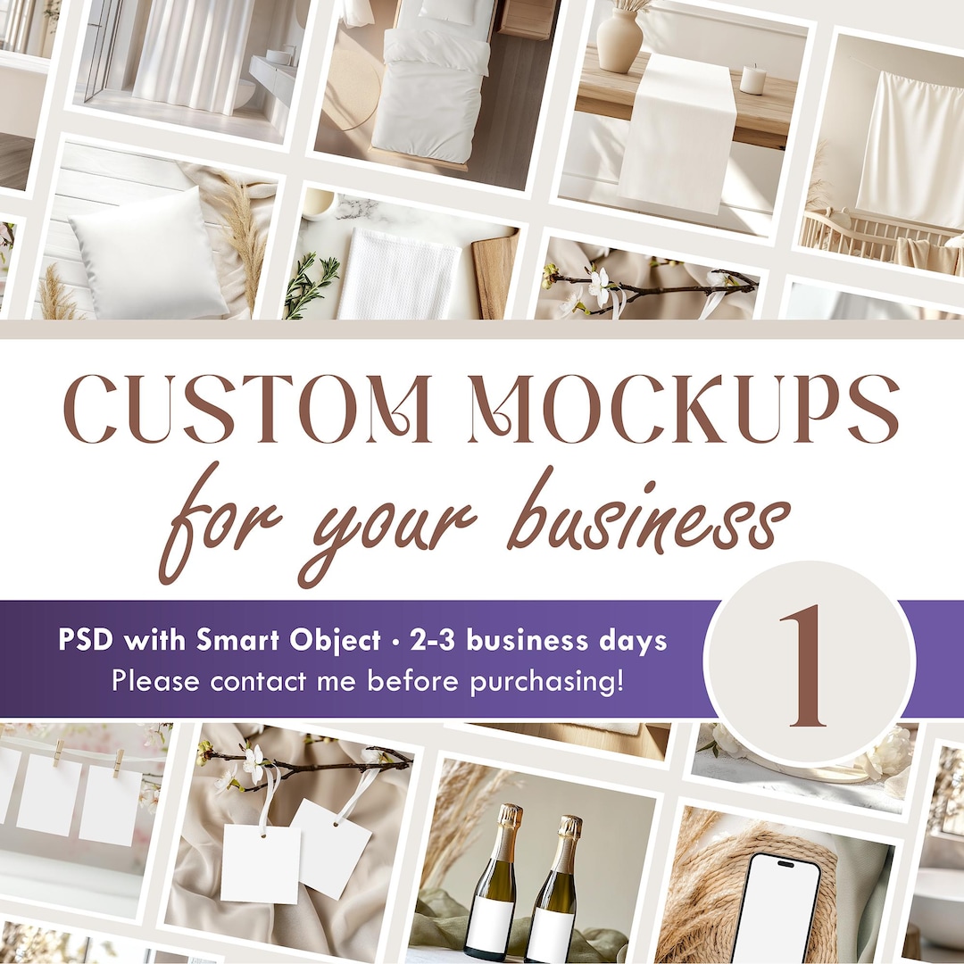 Custom Branding Mockup PSD, Personalized Logo and Product Mock-up ...