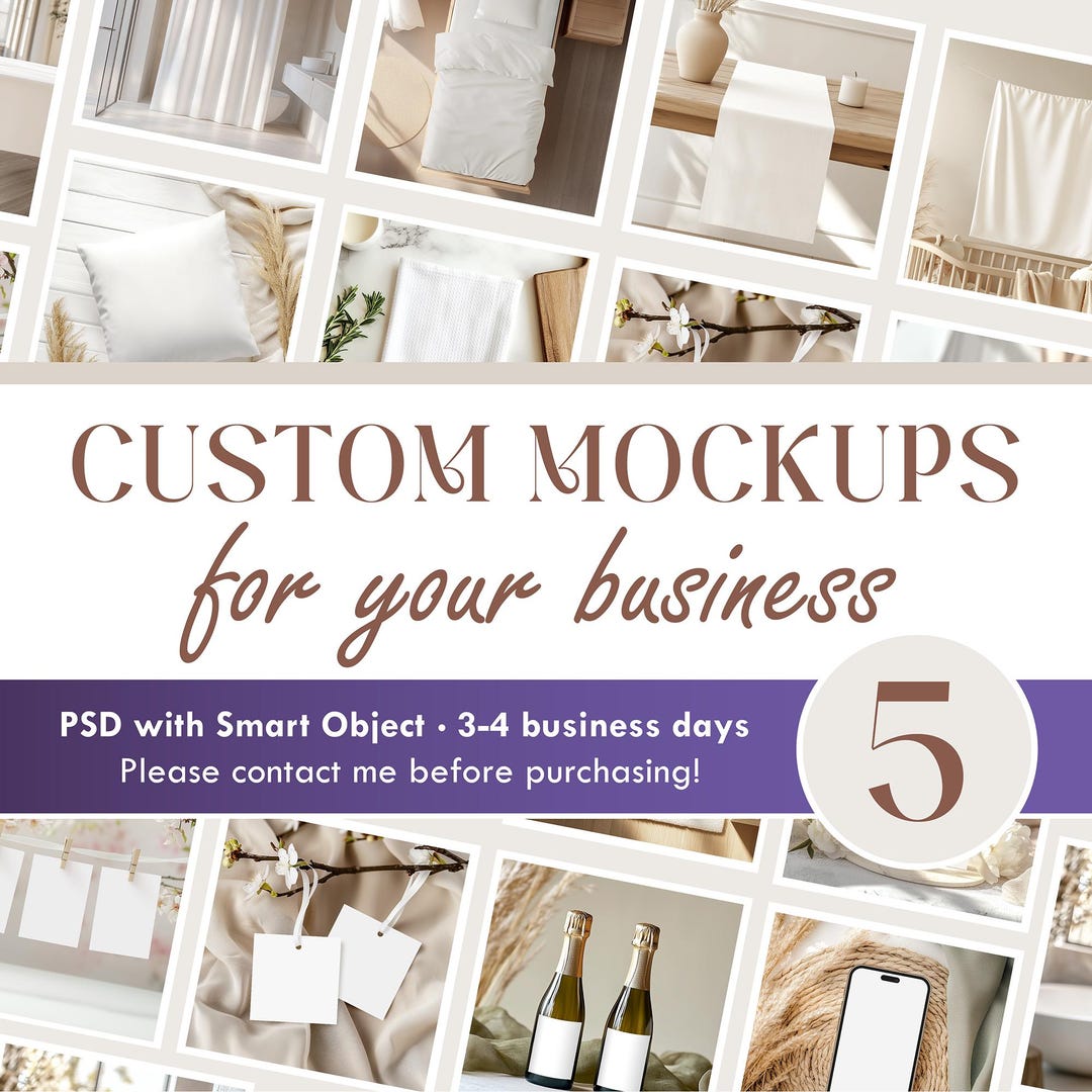 Custom Branding Mockup PSD, Personalized Logo and Product Mock-up ...