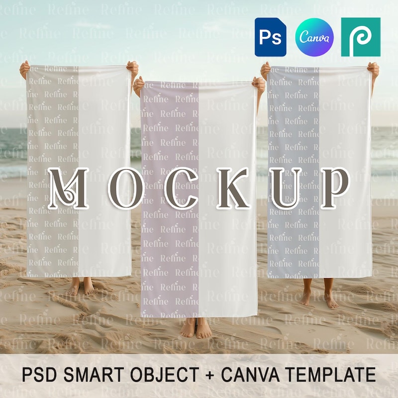 Baby Beach Towel Mockup - Etsy