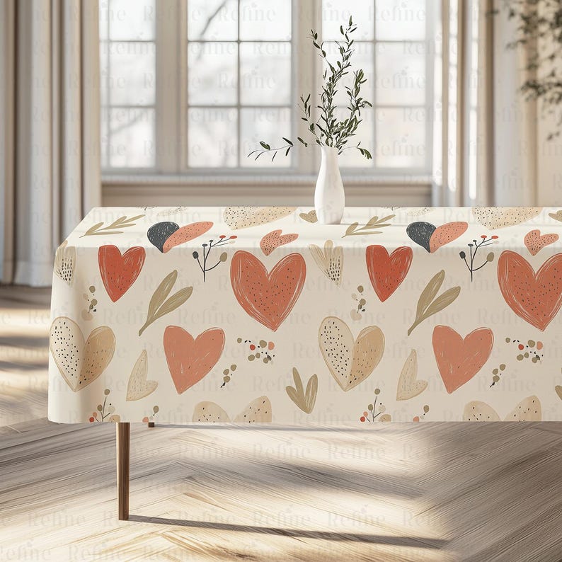 Tablecloth Mockup, Textile Fabric Mockup PSD, Kitchen Table Mockup ...